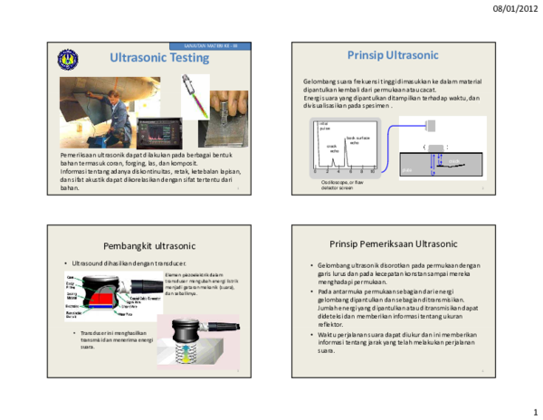 (PDF) Ultrasonic Testing