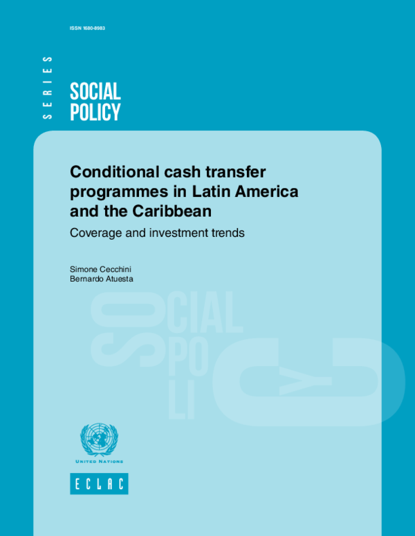 (PDF) Conditional cash transfer programmes in Latin America and the ...