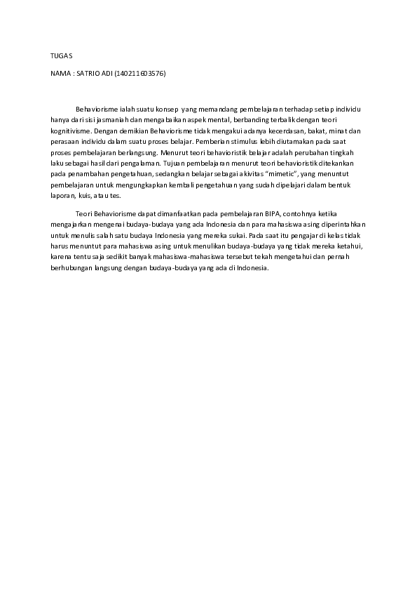 (DOC) TUGAS BIPA