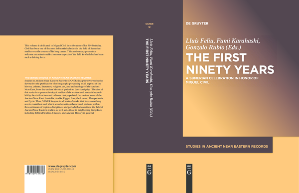 (PDF) The First Ninety Years: A Sumerian Celebration in Honor of Miguel ...