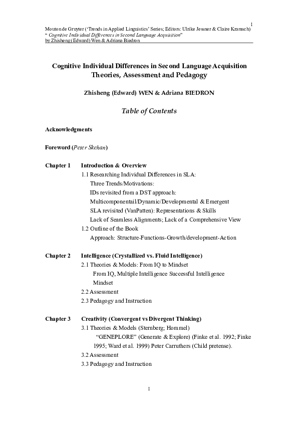 (PDF) Wen Zhisheng, Adriana Biedron and Mailce B. Mota. (2020 in progress). Cognitive individual ...