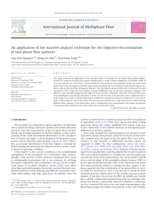 Pdf An Application Of The Wavelet Analysis Technique For The Objective Discrimination Of Two