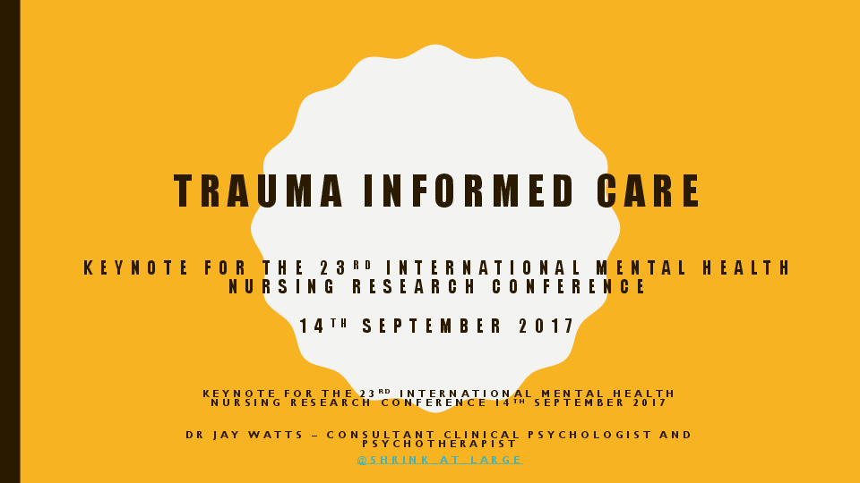 (PPT) Trauma Informed Care