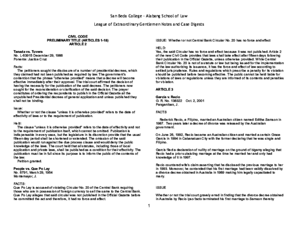 (PDF) San Beda College – Alabang School of Law League of Extraordinary ...