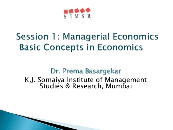 (PPT) Basic concepts in Economics
