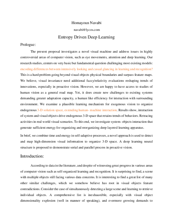 (PDF) Entropy Driven Deep Learning | Homayoun Navabi - Academia.edu