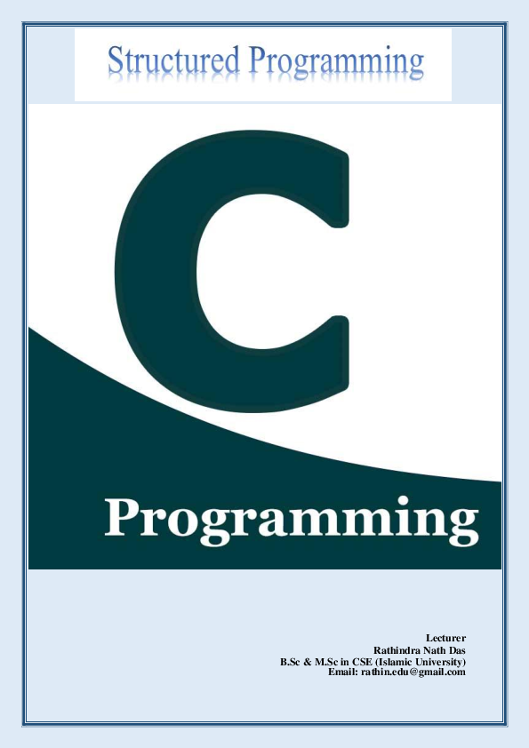 (PDF) Structed%20Programming- | Monika Khatun - Academia.edu