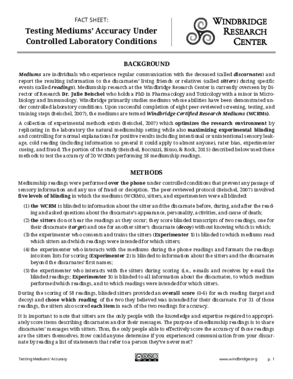 (PDF) Testing Mediums' Accuracy Testing Mediums' Accuracy Under ... (PDF) Testing Mediums' Accuracy Testing Mediums' Accuracy Under ...