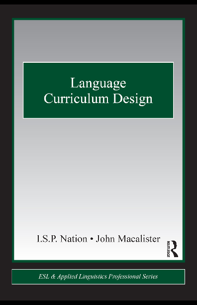 (PDF) Language Curriculum Design