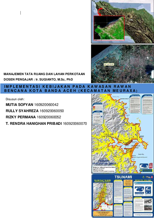 (PDF) IMPLEMENTASI KAWASAN RAWAN BENCANA KECAMATAN MEURAXA
