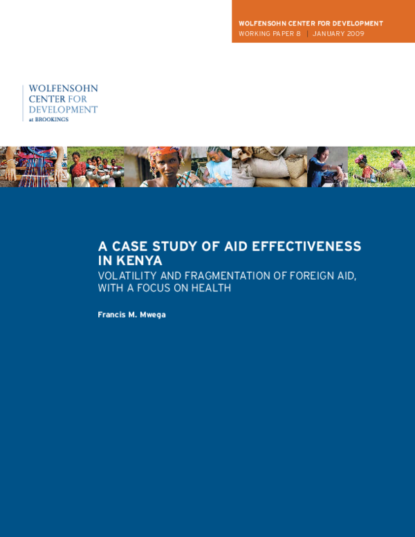 (PDF) A CASE STUDY OF AID EFFECTIVENESS IN KENYA VOLATILITY AND ...