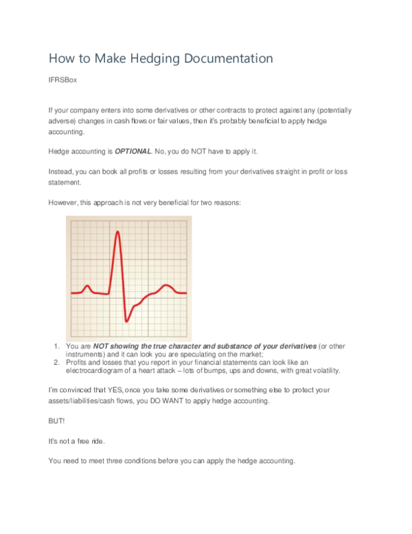 (DOC) How to Make Hedging Documentation