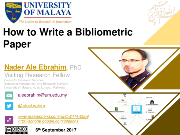 (PDF) How to Write a Bibliometric Paper