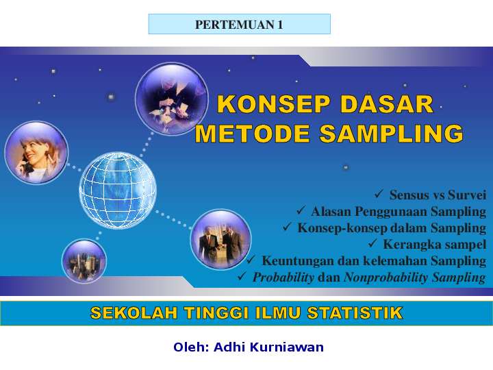 (PDF) Sensus vs Survei Alasan Penggunaan Sampling Konsep-konsep dalam Sampling Kerangka sampel ...