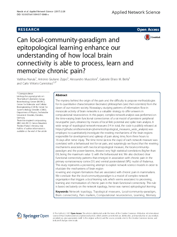 (PDF) Can local-community-paradigm and epitopological learning enhance ...