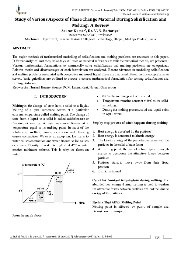 (PDF) Study of Various Aspects of Phase Change Material During ...