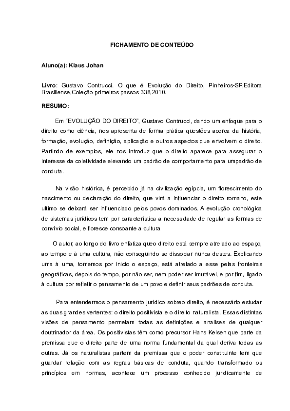 (DOC) Fichamento FELIPE