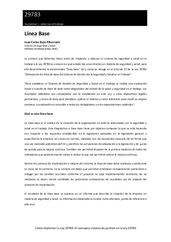 (PDF) Línea Base