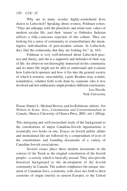 (PDF) Elazar, Daniel J., Michael Brown and Ira Robinson,editors. Not ...