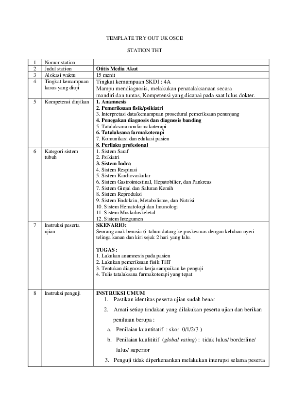 (DOC) TEMPLATE OSCE STATION THT OMA.docx