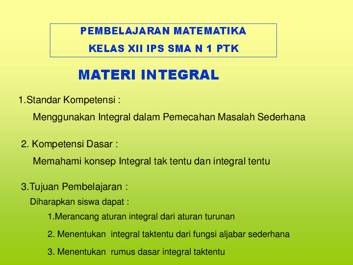 (PPT) Power point integral