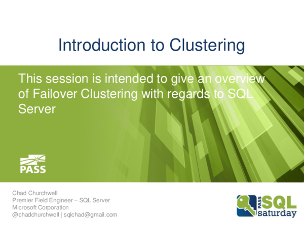 Ppt Introduction To Sql Server Clustering