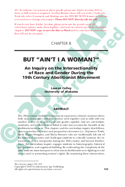 (PDF) Ain't I A Woman Black Women and Feminism | Aysha Santoyo ...