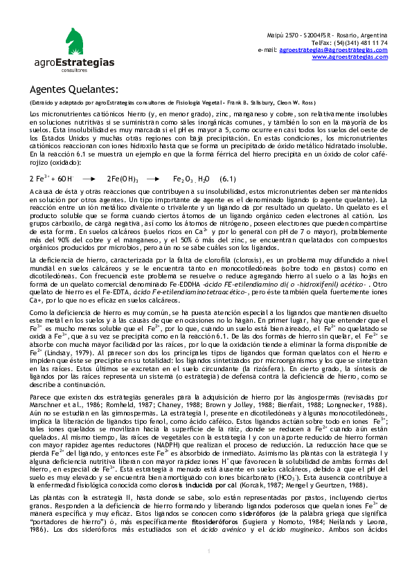 (PDF) Agentes Quelantes
