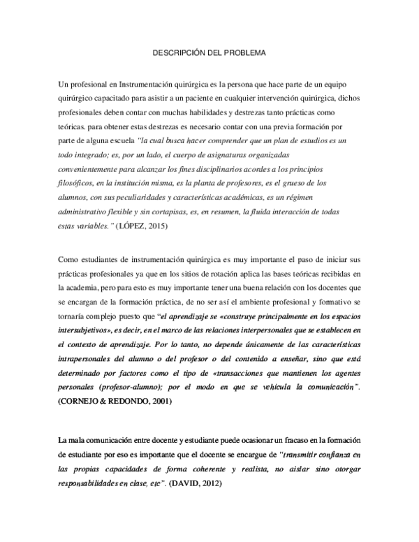 (DOC) DESCRIPCIÓN DEL PROBLEMA | michael bernal - Academia.edu