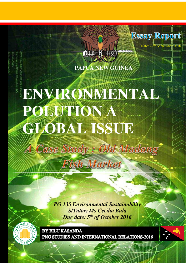 (PDF) ENVIRONMENTAL POLUTION A GLOBAL ISSUE