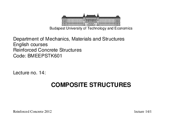 (PDF) COMPOSITE STRUCTURES