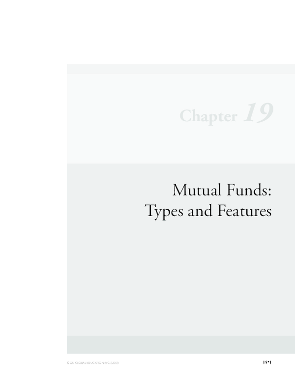(PDF) Mutual Funds: Types and Features