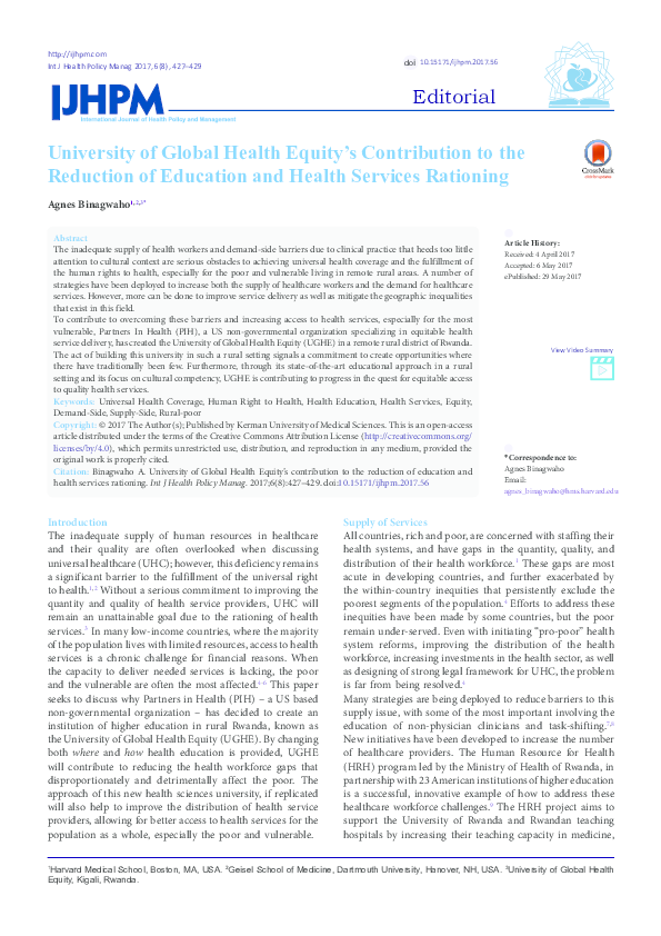 providing health equity
