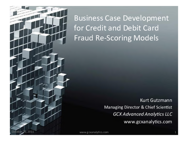 (PDF) Business Case Development for Credit and Debit Card Fraud | Movie ...