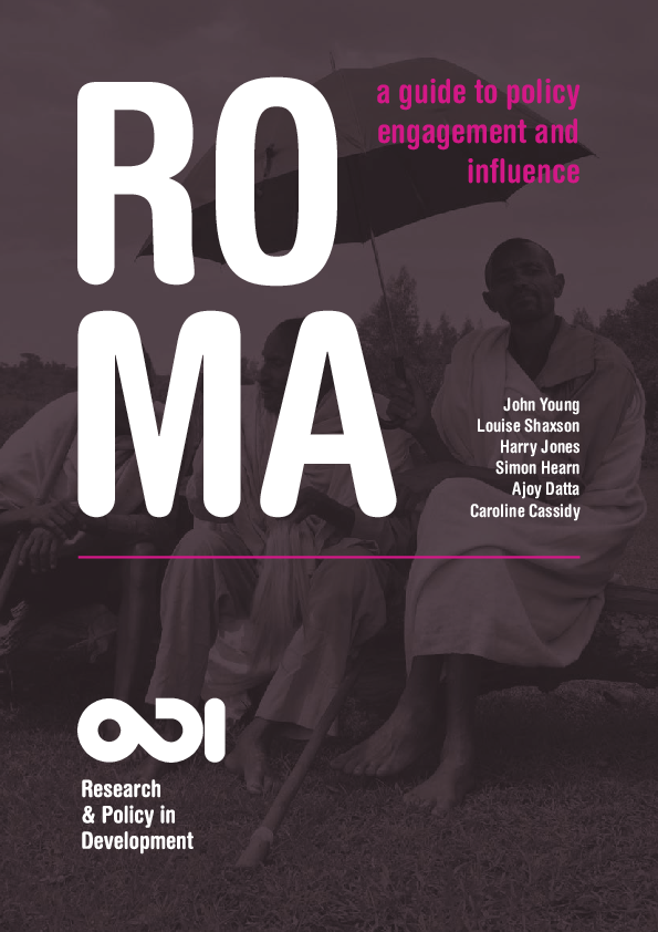 (PDF) a guide to policy engagement and influence