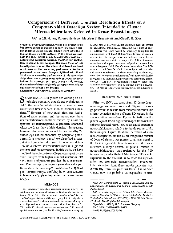 (PDF) Comparisons of different contrast resolution effects on a computer-aided detection system ...