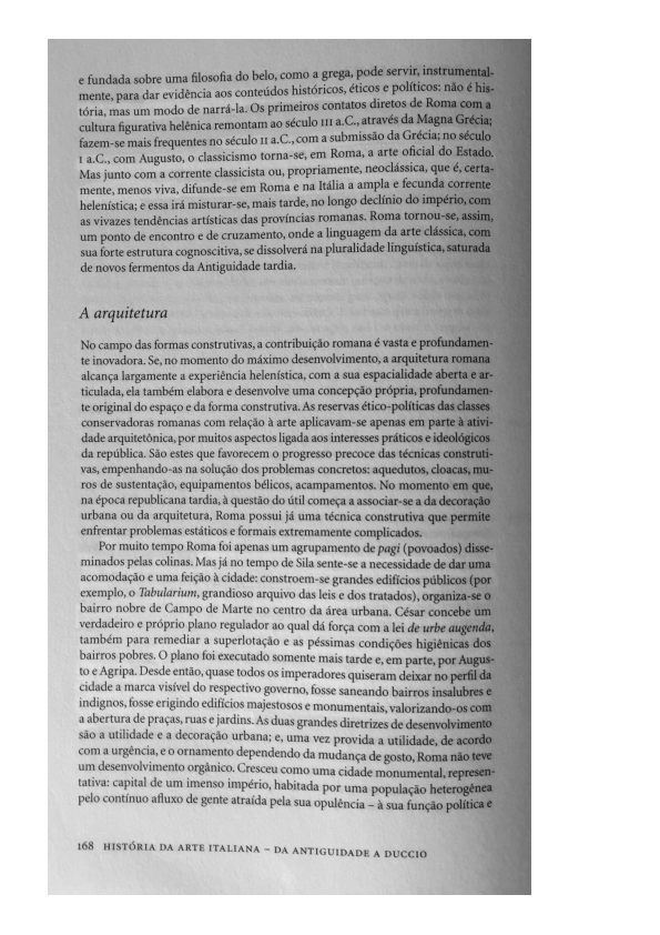 (PDF) ARGAN Historia da Arte Italiana Roma