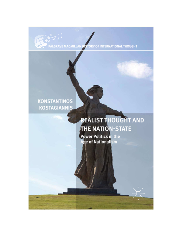 (PDF) Realist Thought and the Nation-State: Power Politics in the Age ...