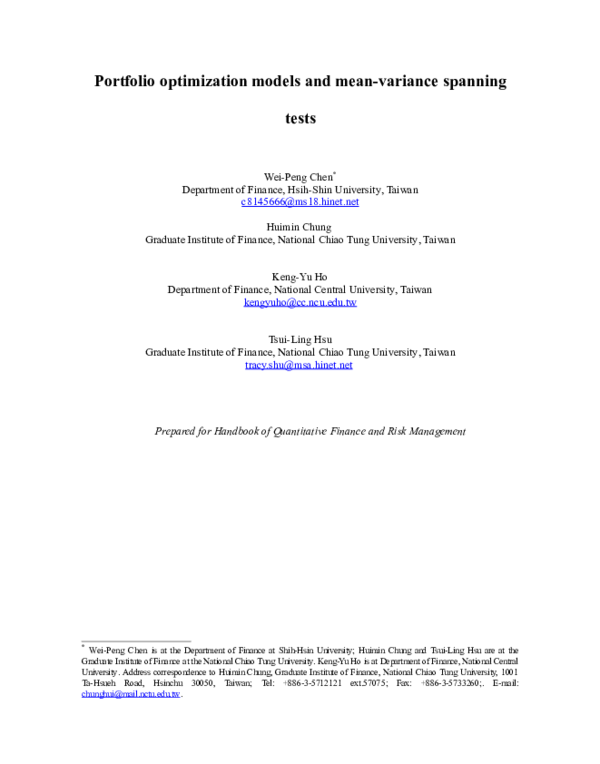 (PDF) PORTFOLIO OPTIMIZATION BY USING EXCEL SOLVER | LDKSAJF AKLDSJF ...