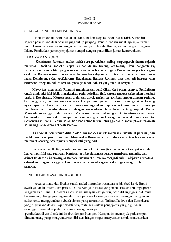 (DOC) Sejarah pendidikan indonesia