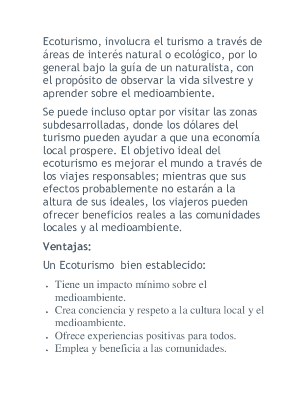 (DOC) Espanol-ecoturismo