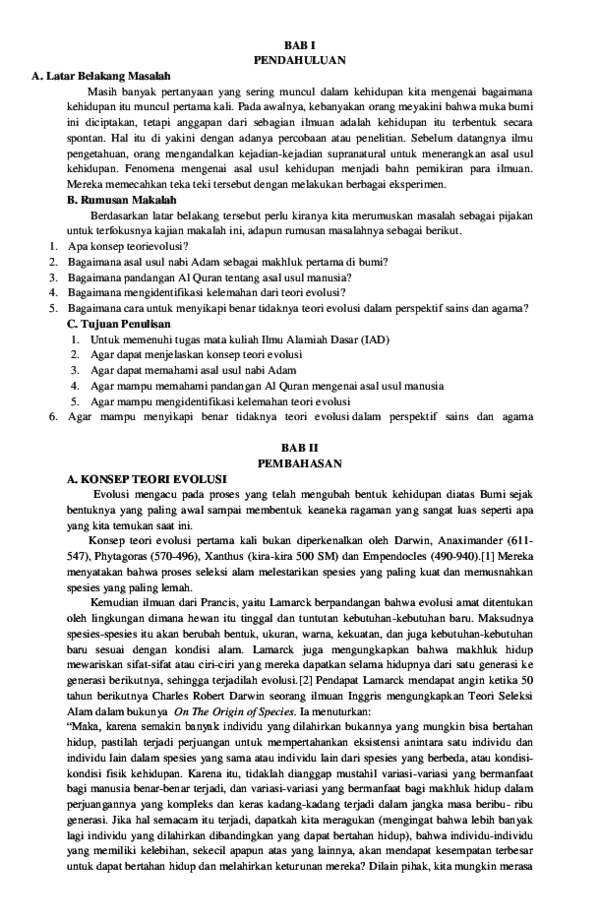 (DOC) Contoh makalah