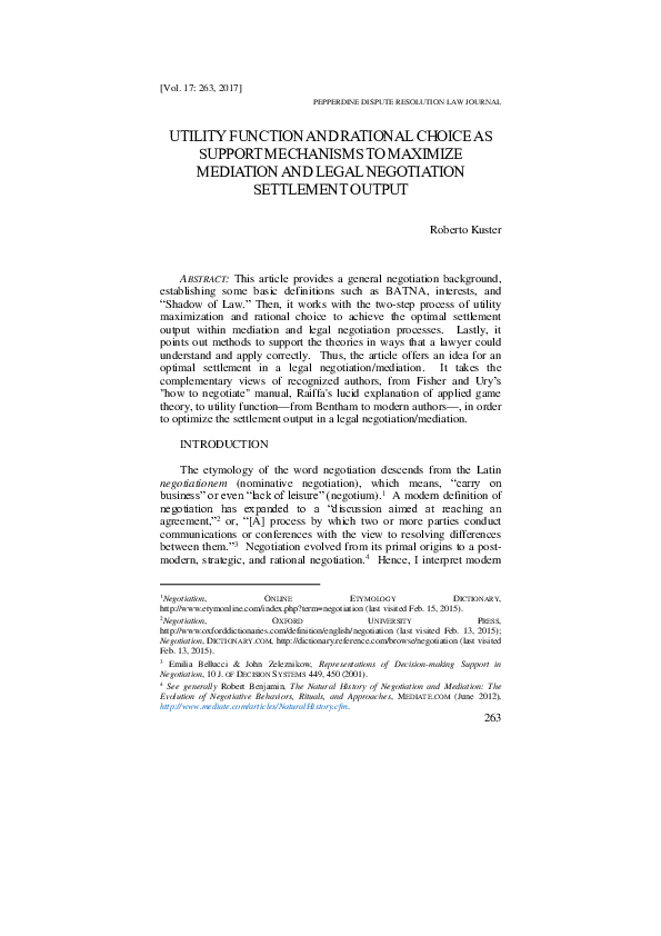 (PDF) Negotiation-1 | Jenevieve Wachuka - Academia.edu