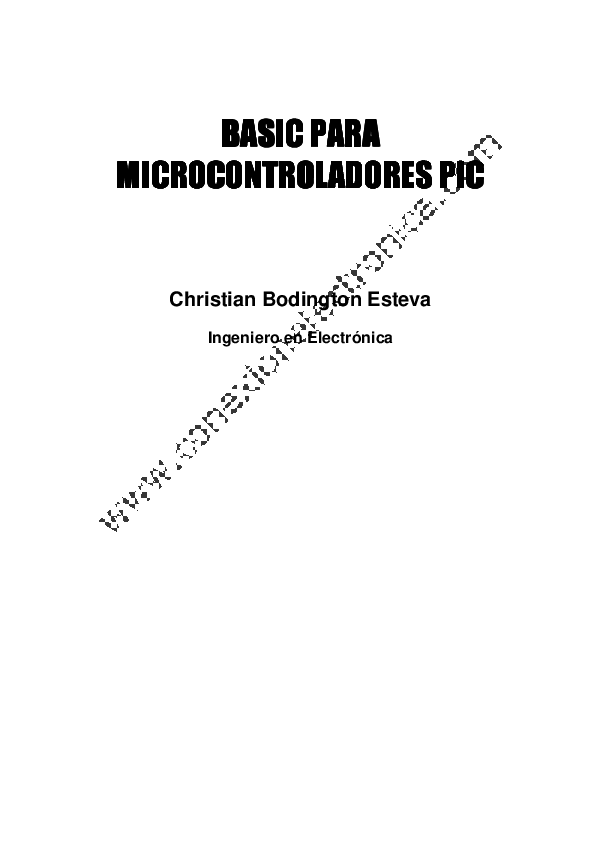 (PDF) MANUAL BASIC PARA MICROCONTROLADORES PIC