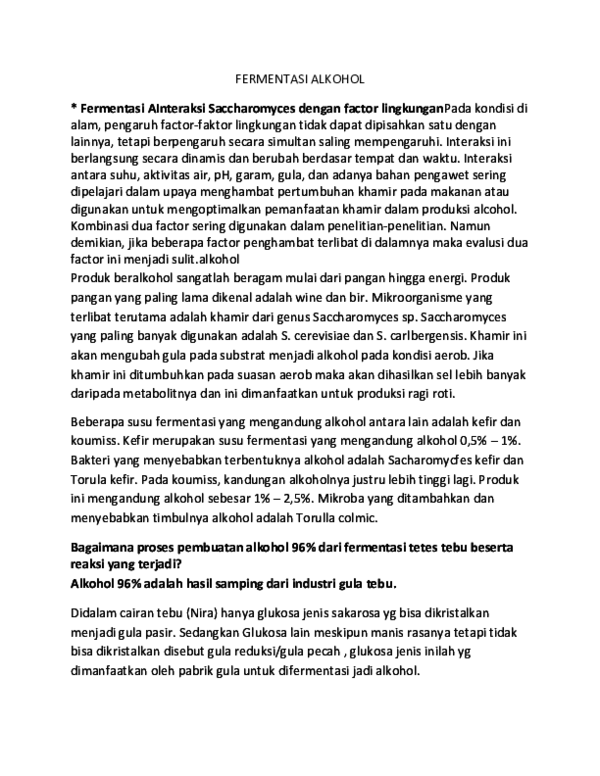 (DOC) FERMENTASI ALKOHOL