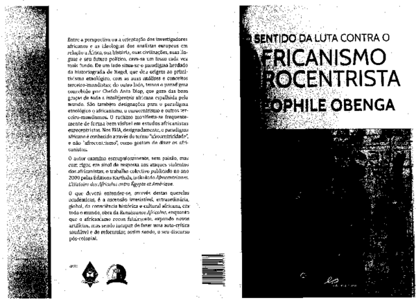 (PDF) Theophile Obenga Africanismo Eurocentrista