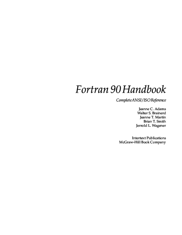 fortran 90