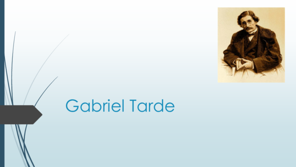 (PPT) Gabriel Tarde