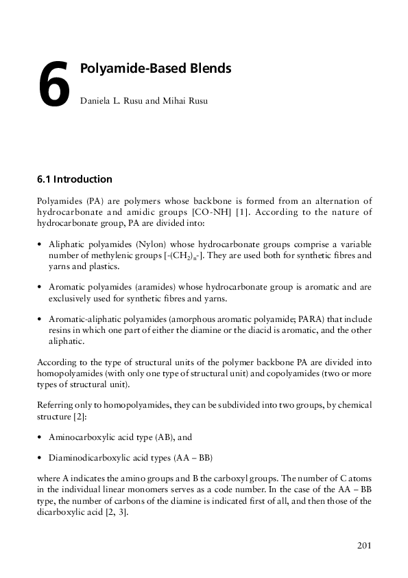 (PDF) Polyamide-Based Blends