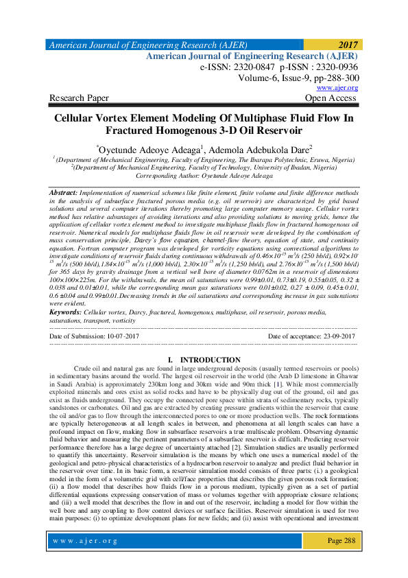 (PDF) Cellular Vortex Element Modeling Of Multiphase Fluid Flow In ...